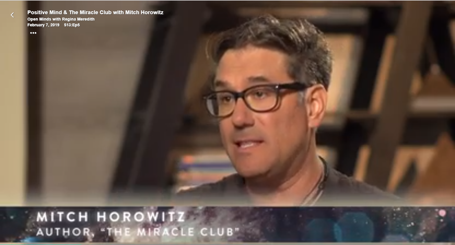 Positive Mind & The Miracle Club with Mitch Horowitz - Regina Meredith